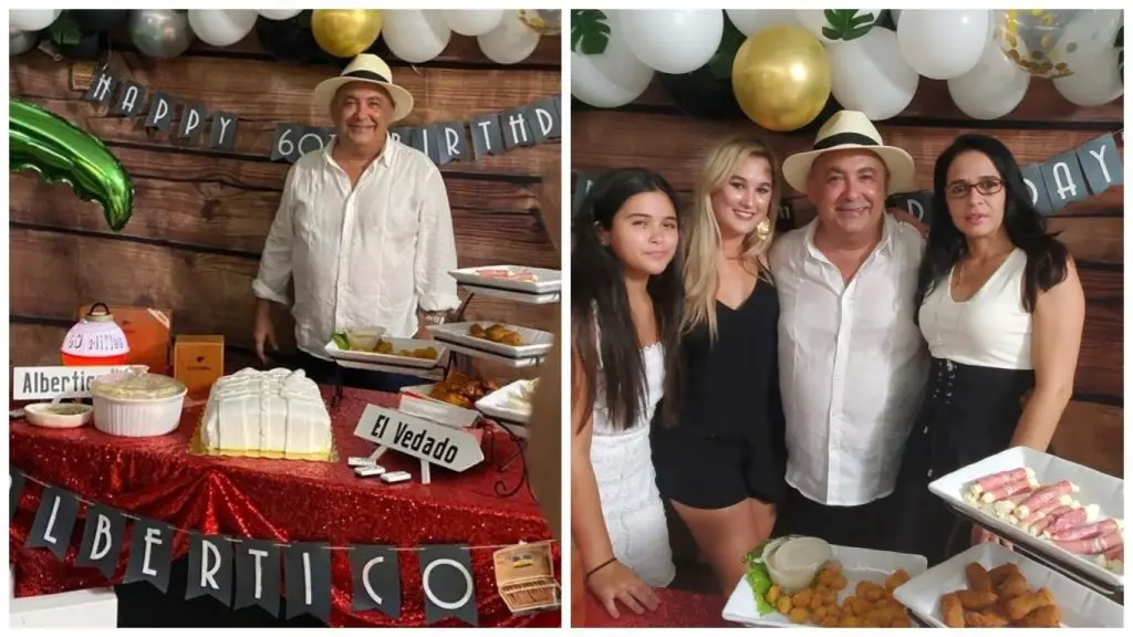 Así celebró el popular actor cubano Albertico Pujol su cumpleaños 60
