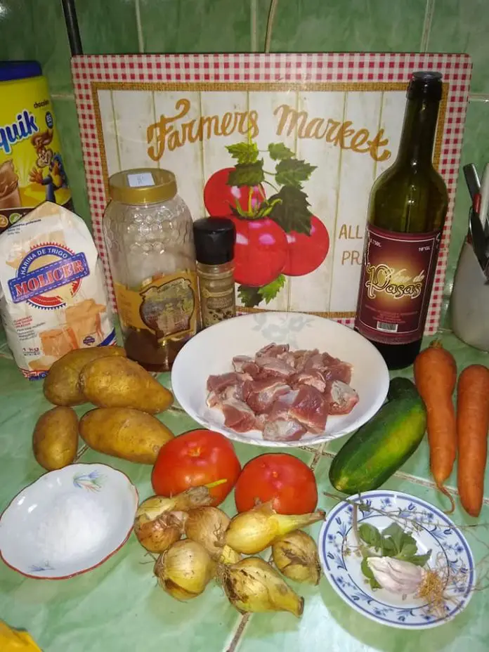 La recetas cubanas de Yuliet Colón: Carnero con verduras paso a paso ...