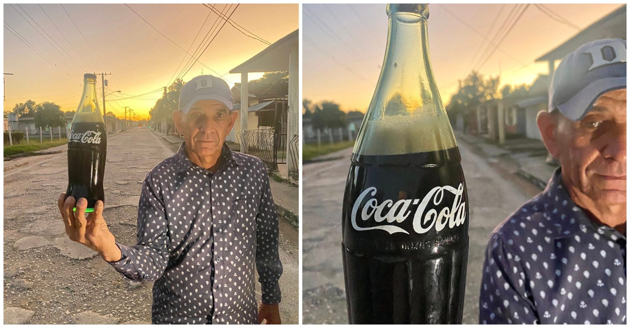 Cubano sorprende las redes encontrando una botella de Coca-Cola de más ...